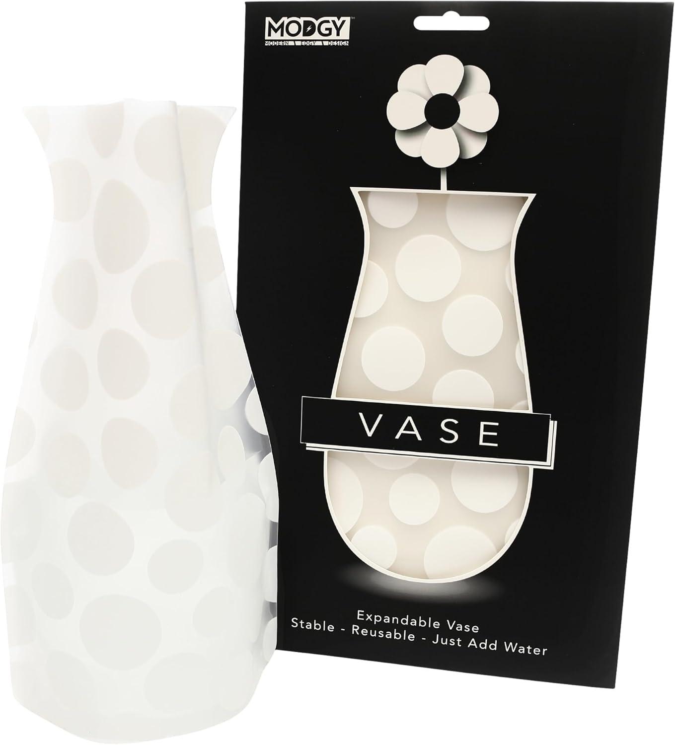 MODGY Expandable Flower Vase Plastic Decorative Modern Vases for ...