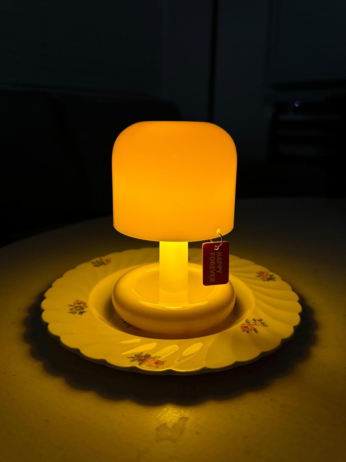 MOCHU POCHU Mushroom Mini Table Lamp – Touch Cordless Soft Warm Light ...