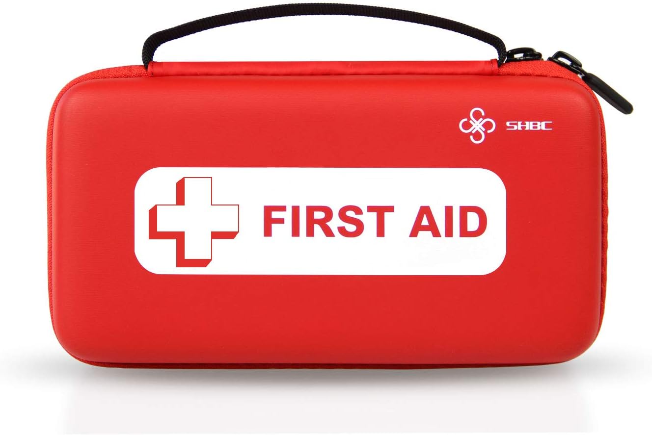 Amazon.com: Mini First Aid Kit - 120 Piece Small Waterproof Hard Shell ...