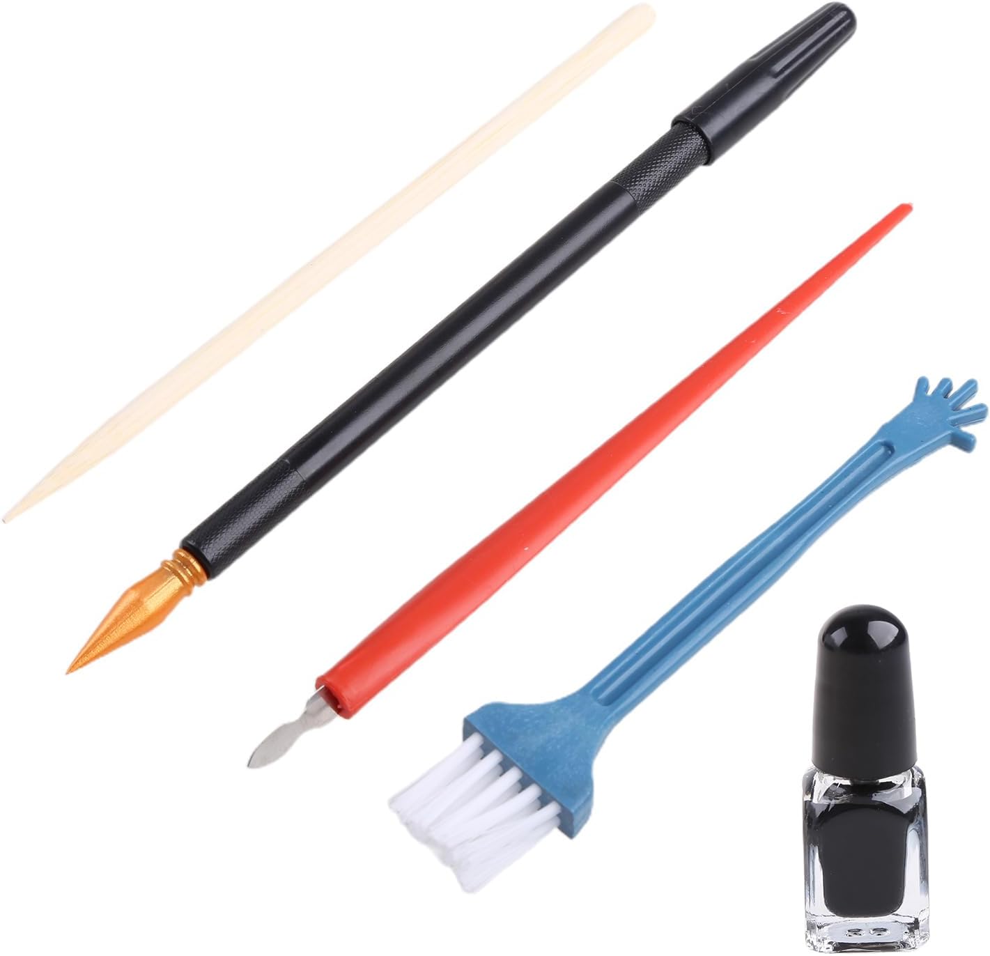Amazon.com: caralin 5PCS Tool with Dual-tip Scratch Pen Repair Ink ...