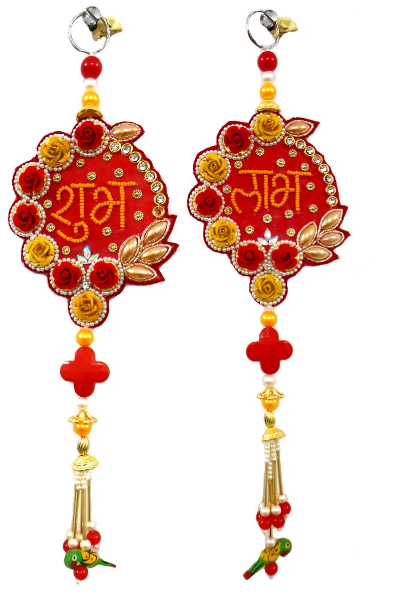 Crafts Of India Shubh Labh Handmade Traditional Bandhanwar Hanging ...