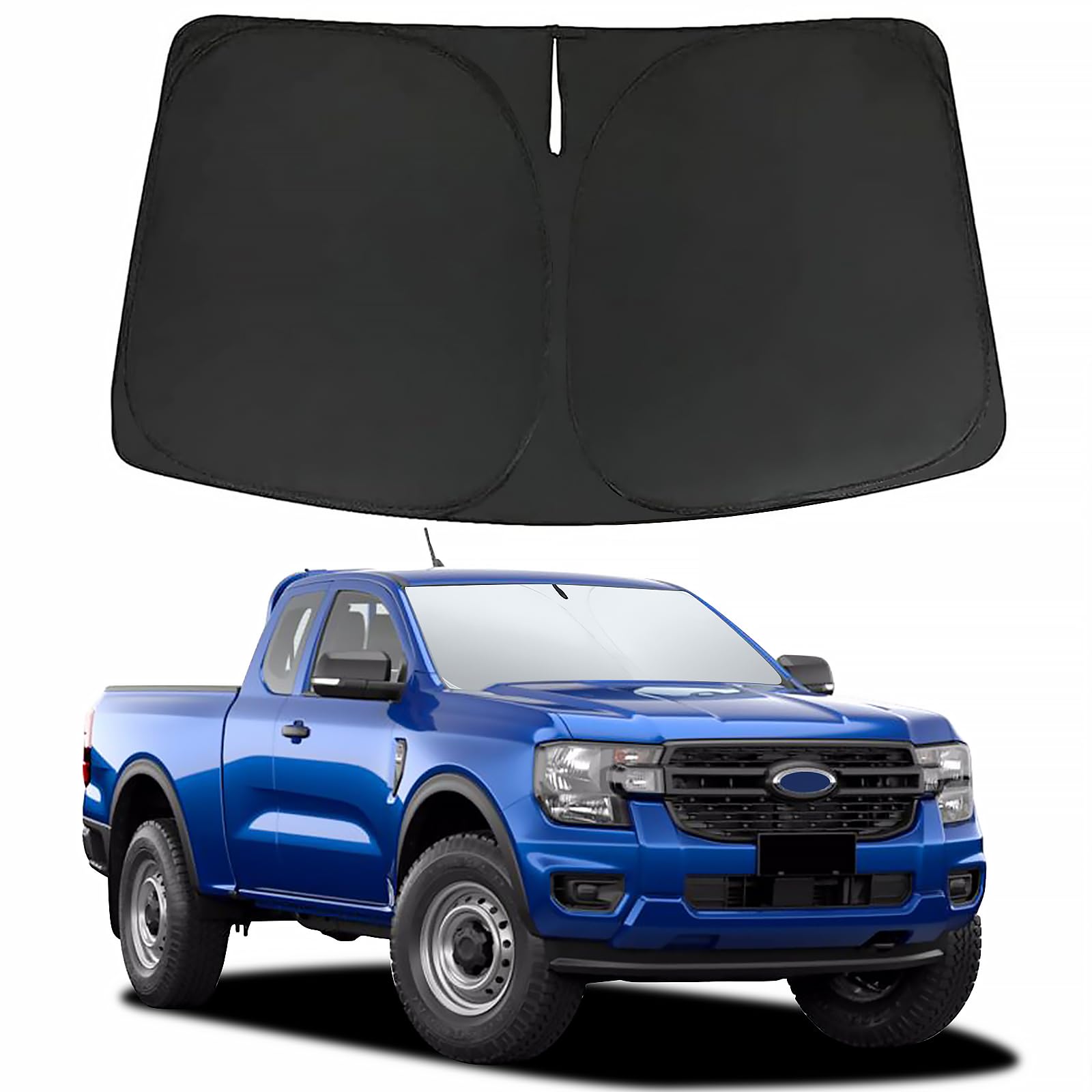 VEENJOY Windshield Sun Shade Replacement for Ford Ranger Accessories ...
