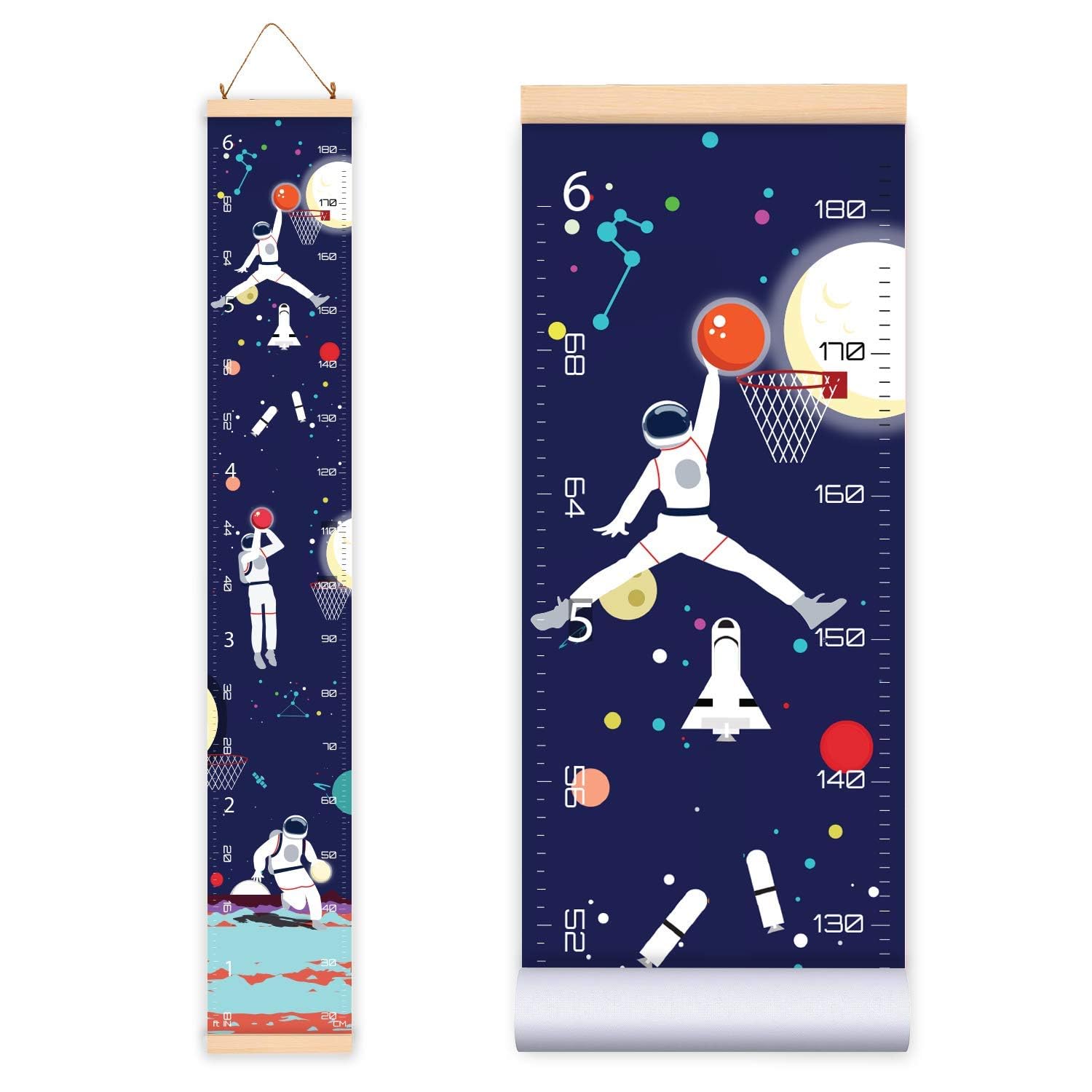 Snapklik.com : Height Growth Chart For Kids - Baby Measuring Canvas ...