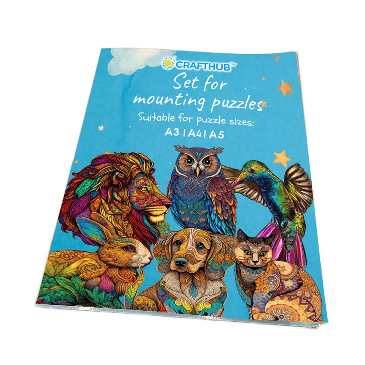 Snapklik.com : Puzzle Saver, Wooden Jigsaw Puzzles Mounting Kit For ...