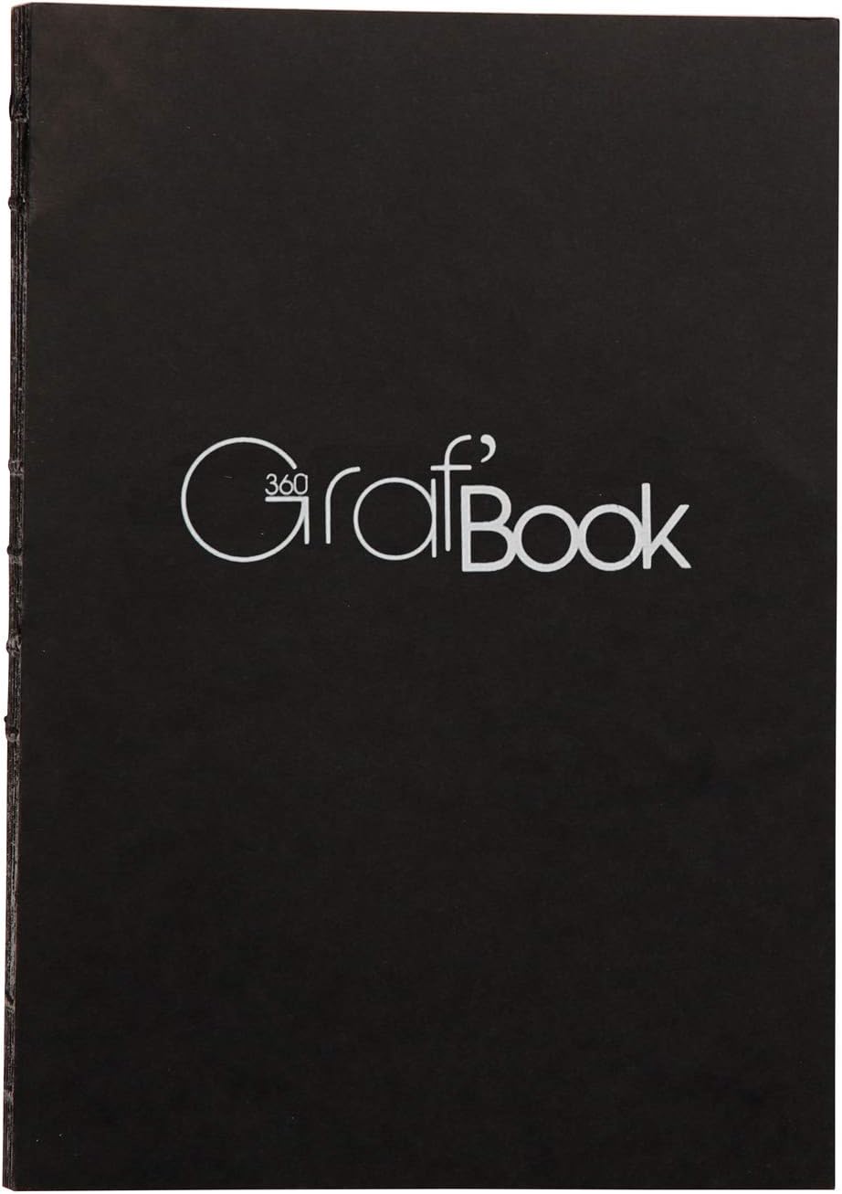 Clairefontaine - Ref 975802C - Graf Book 360 Raw Binding Book (100 ...