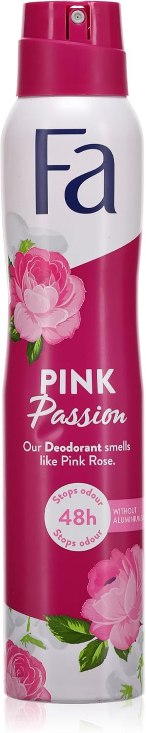 Amazon.com : FA Deodorant 6.75oz Spray Pink Passion : Beauty & Personal ...