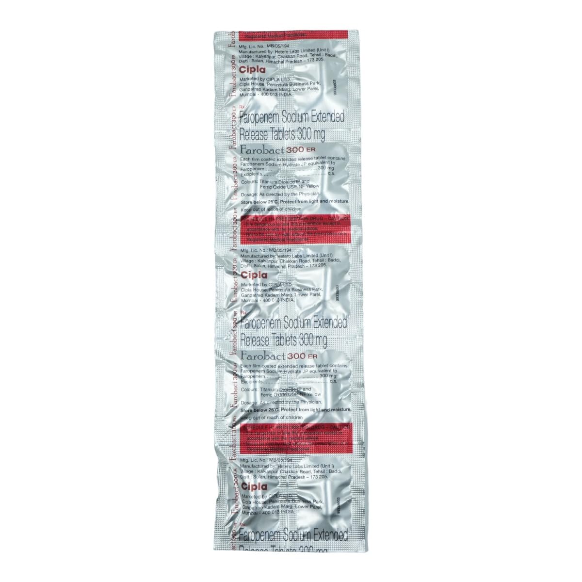 Farobact 300 ER - Strip of 10 Tablets : Amazon.in: Health & Personal Care