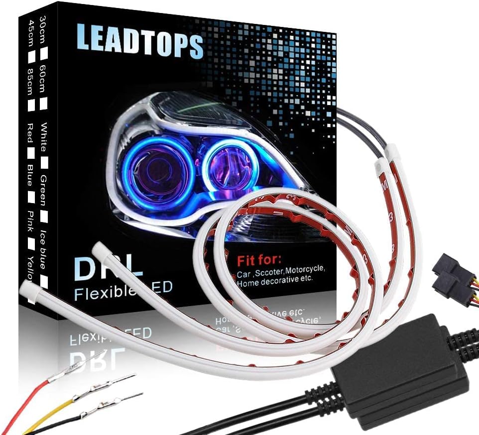 Amazon.com: YEERON Flexible LED Light Strip 2Pcs 18 Inches Dual Color ...