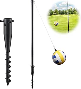 Amazon.com : YIMVOKS Tetherball Set with Tetherball Ball, Rope and Pole ...
