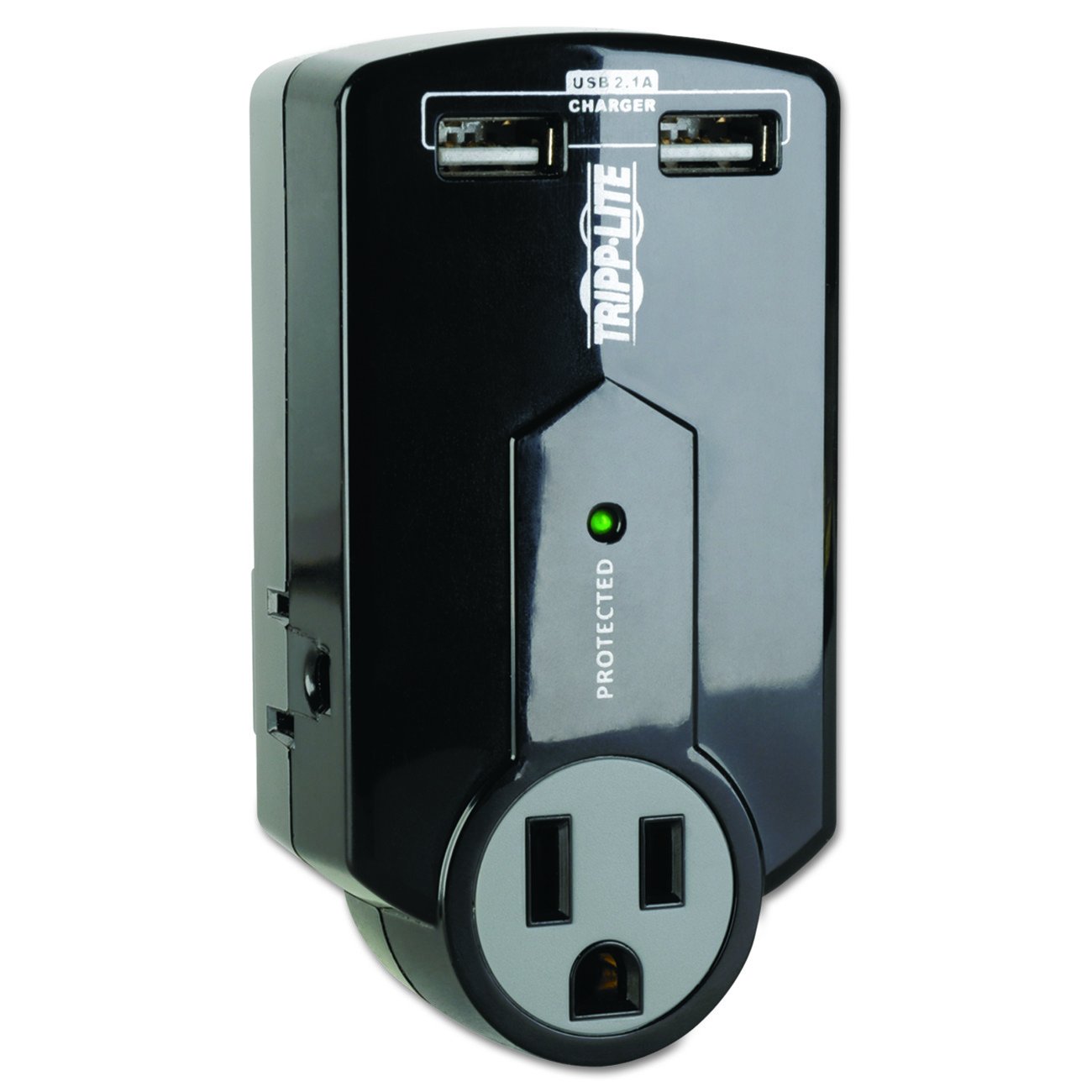Amazon.com: Tripp Lite 3 Outlet Portable Surge Protector Power Strip ...