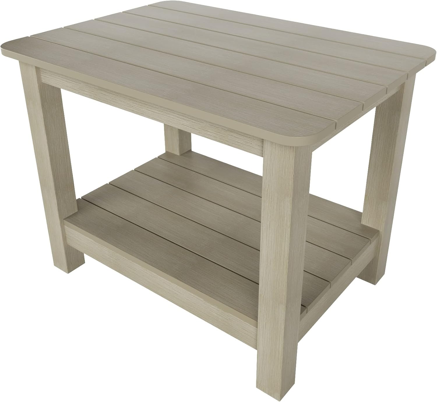 Amazon.com: WestinTrends Tuscany Outdoor Side Table, All Weather HIPS 2 ...