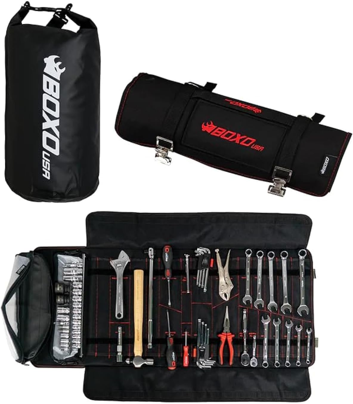 Amazon.com: BOXO USA UTV Tool Roll - Ultimate Tool Kit for Side by Side ...