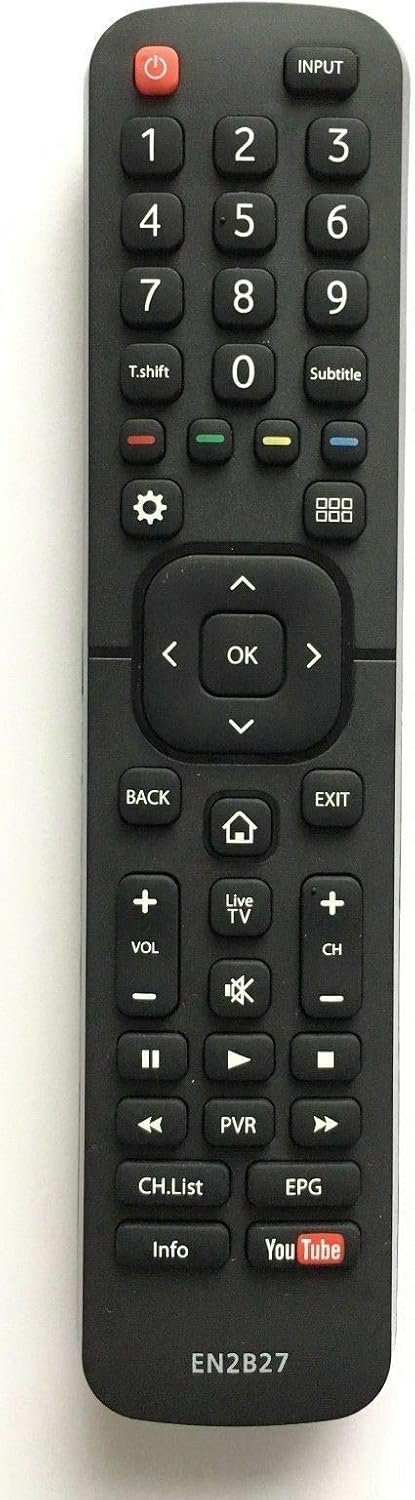 Amazon.com: Replacement Remote EN2B27 for Hisense TV 32N4, 39N4, 50N4 ...