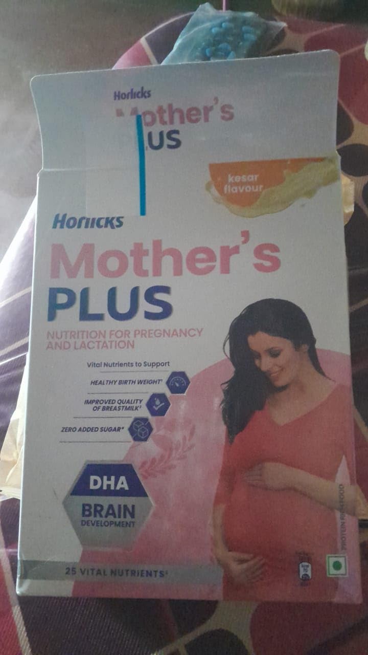 Horlicks Mother's Plus Kesar 400g Refill, No Added Sugar | Protein ...