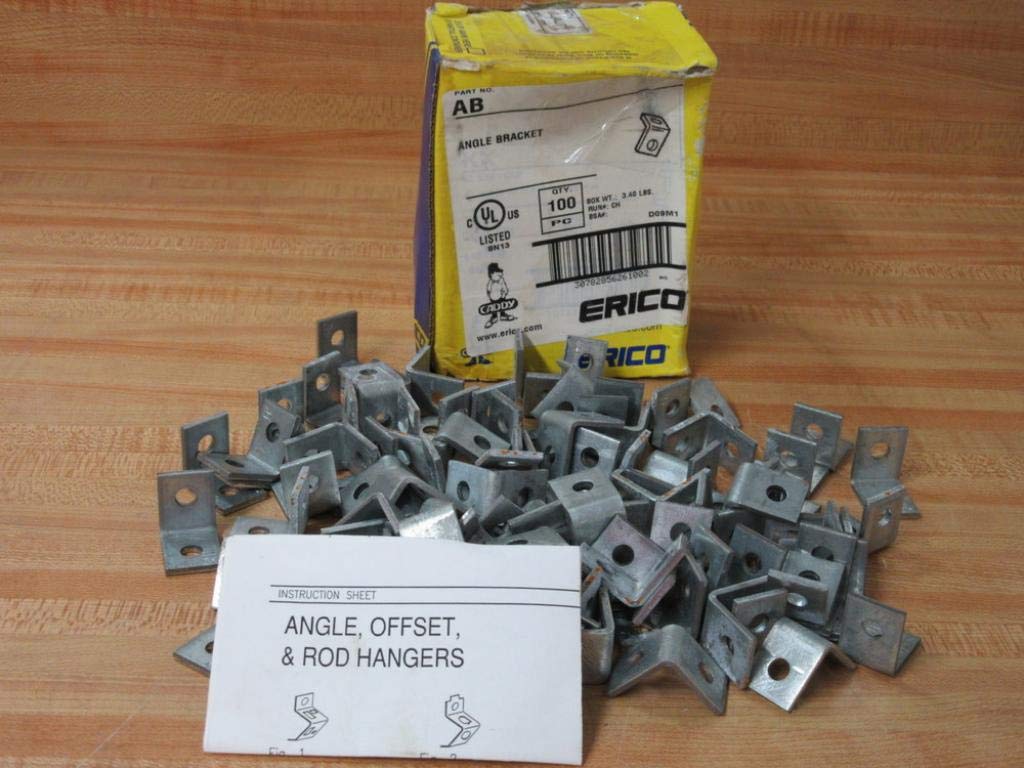 Amazon.com: Erico Caddy AB Angel Bracket (Pack of 100) : Industrial ...