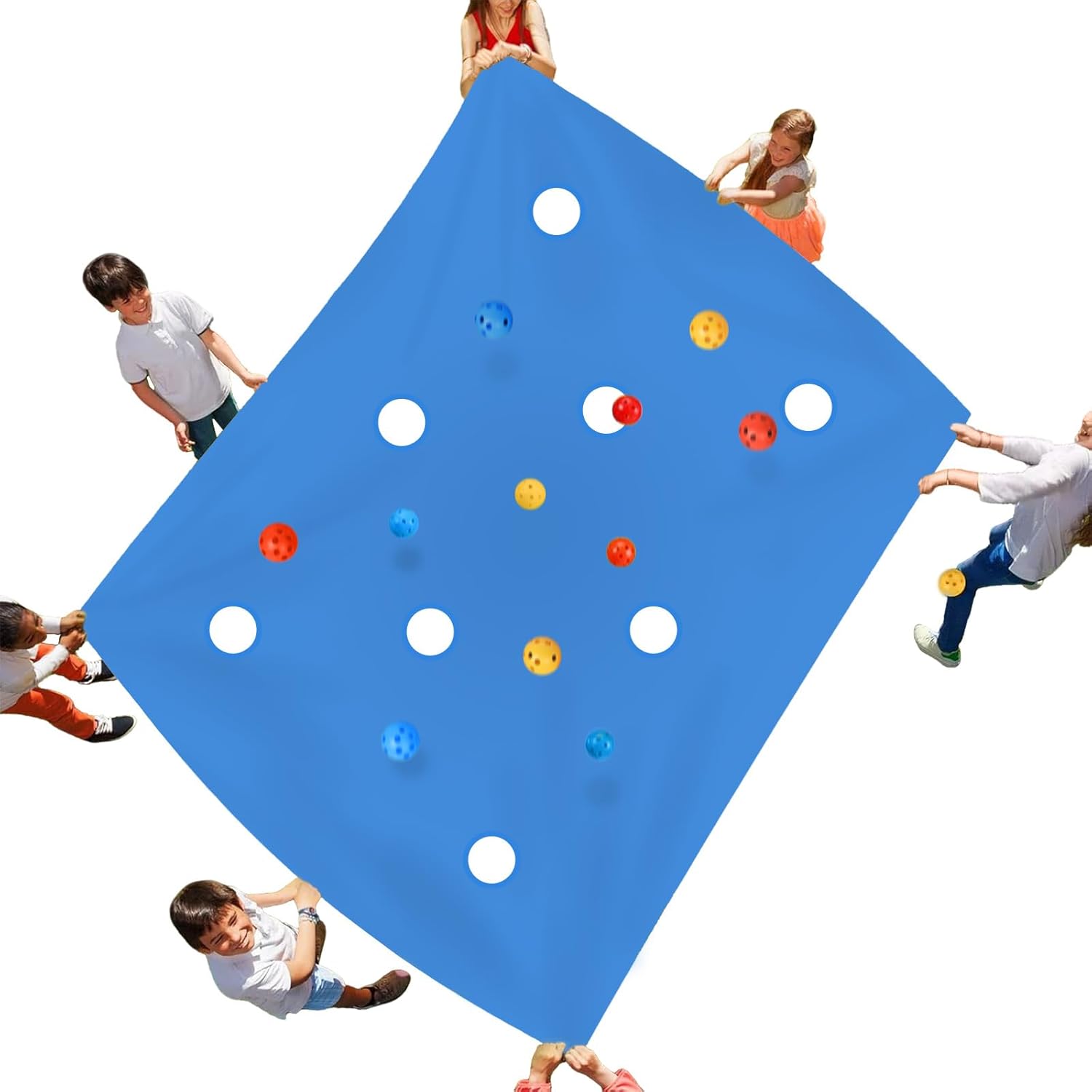 Sonyabecca Blue Hole Tarp Team Building Game Learning Fun Team Building ...