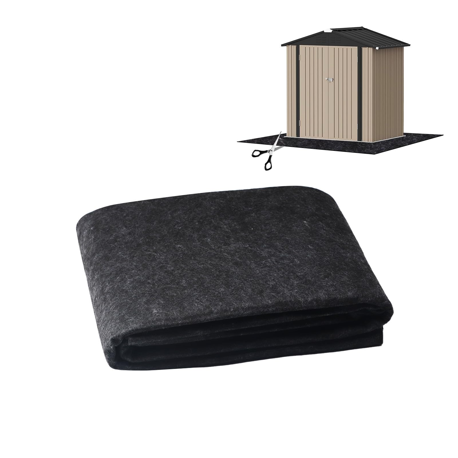 Amazon.com : Qivine Shed Floor Kit Shed Mat Shed Foundation, 6.2×4.3 ...