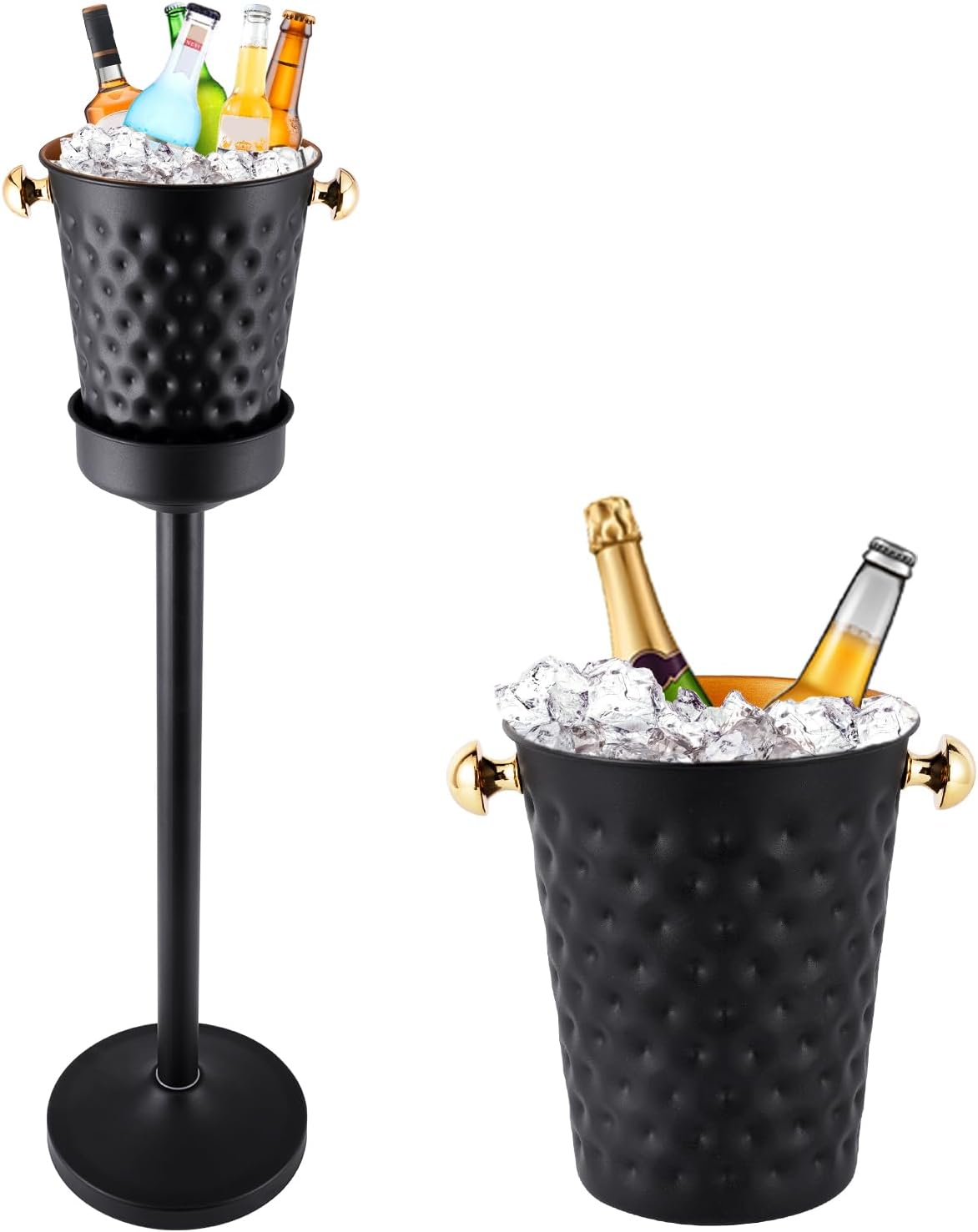 Amazon.com: Champagne Ice Bucket with Stand, Stainless Steel Wine ...