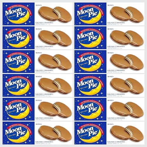Amazon.com: Mini Moon Pies – 72 Count (12 Boxes, 6 Each) Individually ...