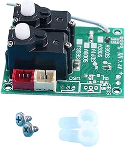 Amazon.com: Replacement Receiver Board Main Board and Screws RC Plane Circuit Board for Wltoys ...