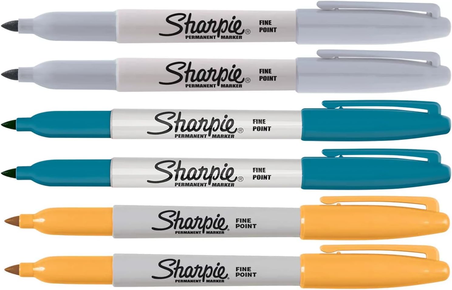 Amazon.com : Sharpie Orange Markers, Fine Point Tip, Permanent Markers ...