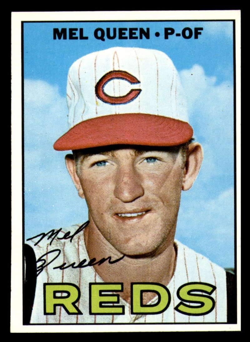 Amazon.com: Baseball MLB 1967 Topps #374 Mel Queen ERR Reds ...
