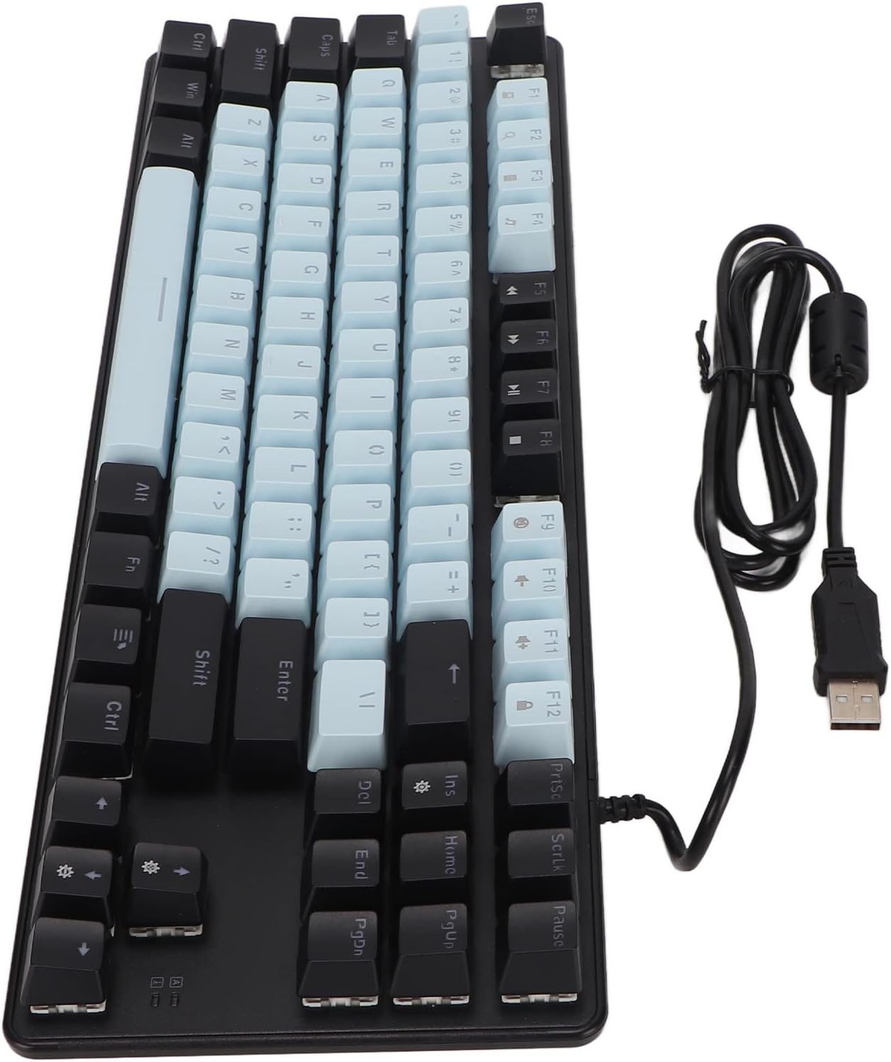 Amazon.com: Mechanical Gaming Keyboard Ergonomic Switch Blue Gaming ...