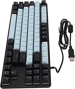 Amazon.com: Airshi Mechanical Gaming Keyboard, RGB Backlight USB ...