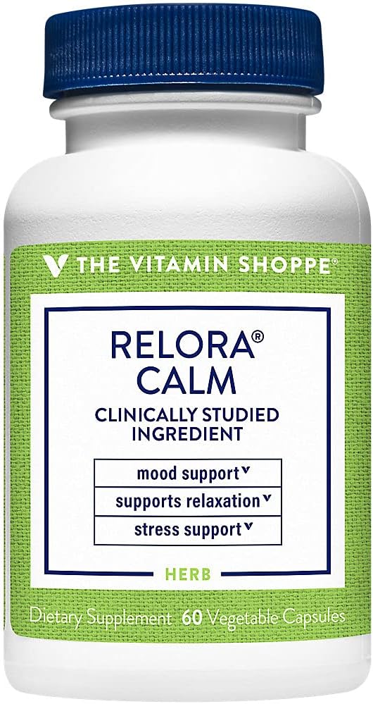 Amazon.com: The Vitamin Shoppe Relora Calm, Clinically Studied ...