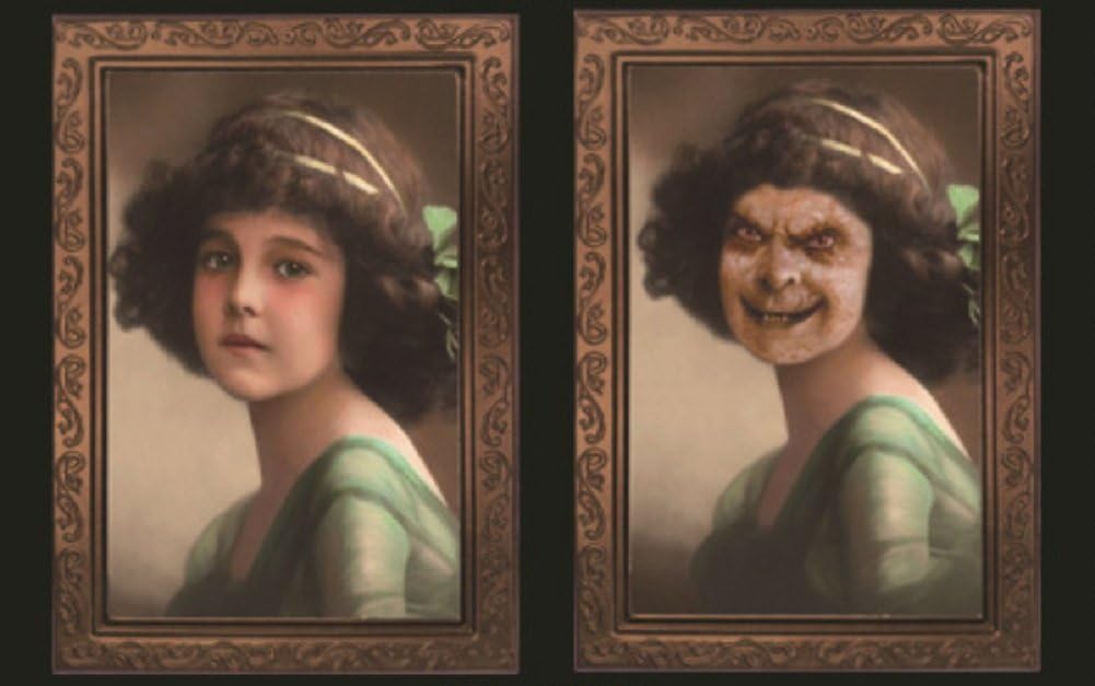 Amazon.com - Lingduan Halloween Lenticular 3D Changing Face Horror ...