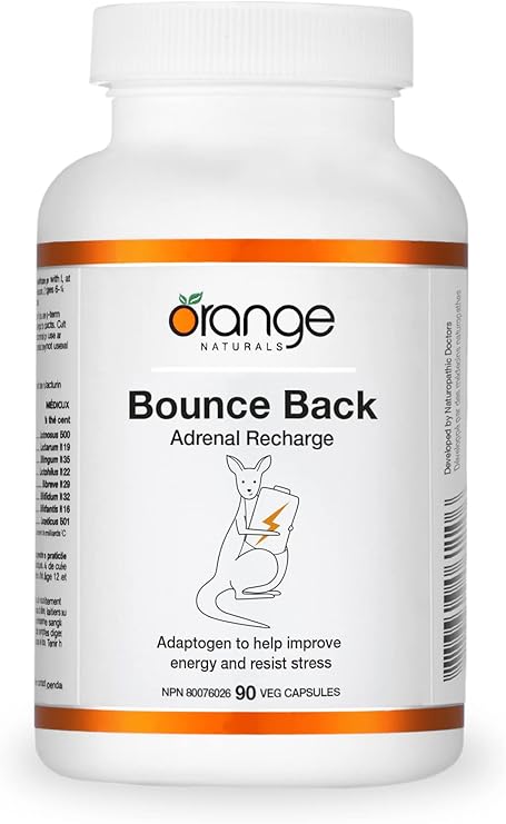 Orange Naturals - Bounce Back - 90 v-caps - Adrenal Recharge ...