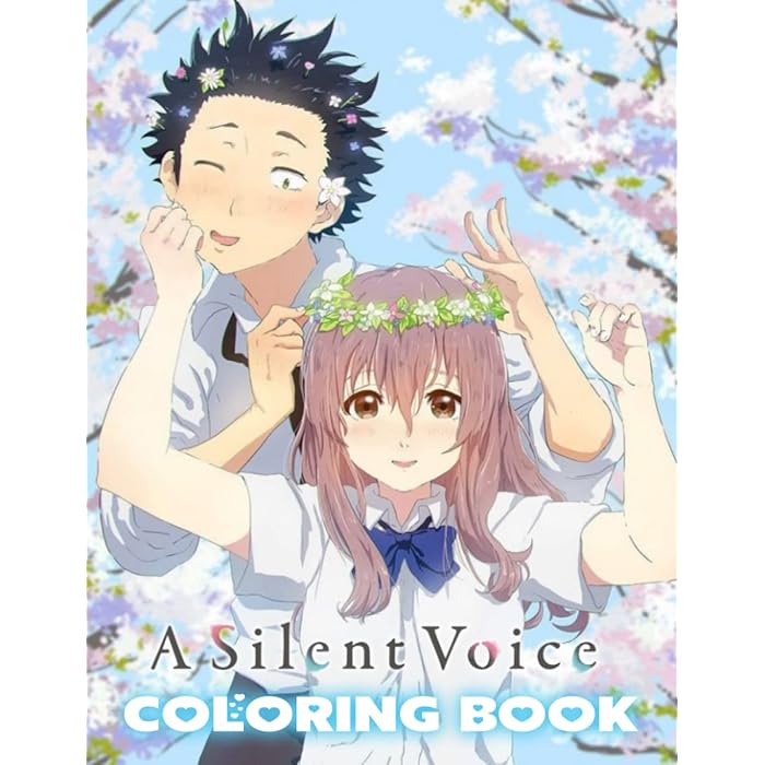 Buy A Silent Voice Coloring Book: A Cool Coloring Book With Many ...