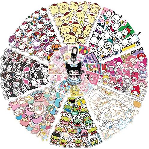 Amazon.com: Cute Kawaii Stickers, Waterproof Vinyl Animated Decal ...