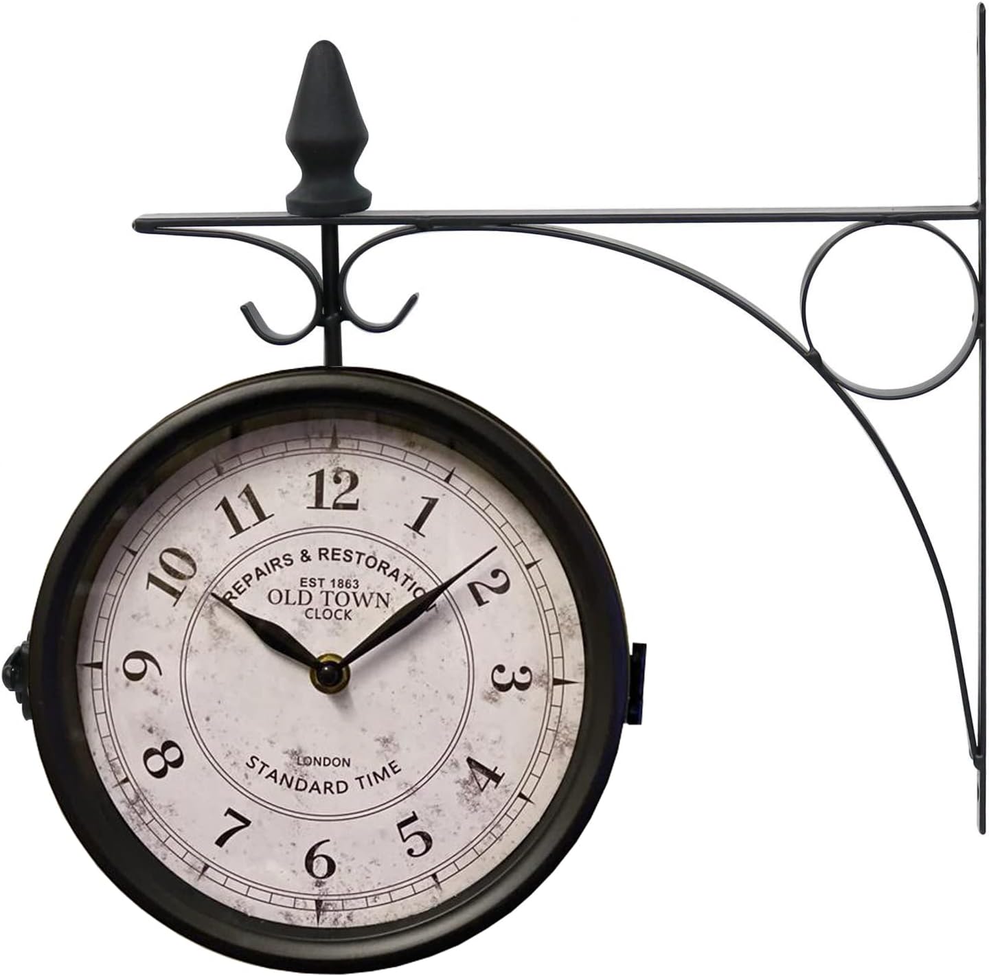 Outdoor Garden Double Sided Clock, Paddington Station Wall Clock with ...