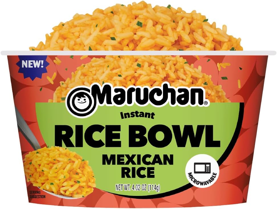 Amazon.com: Maruchan Microwavable Mexican Rice Bowl, Instant Spanish ...