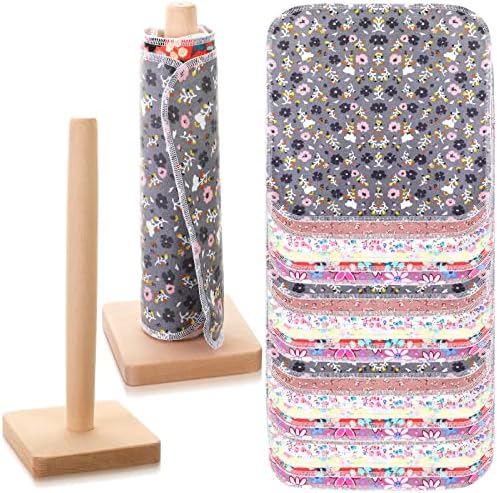 Amazon.com: 24 Pcs Reusable Paper Towels Washable Absorbent Cotton ...