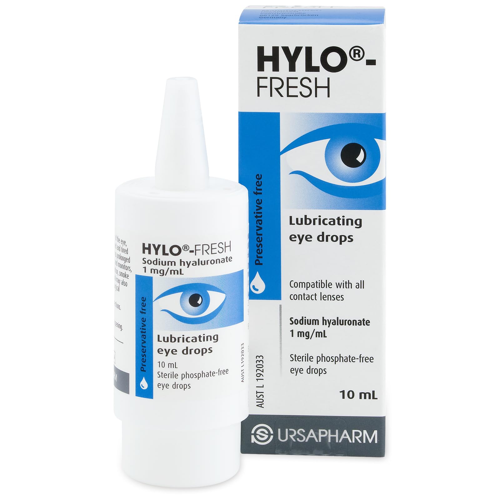 Hylo-Fresh Eye Drops - Dry Eye Drops For Mild to Moderate Dry Eye ...