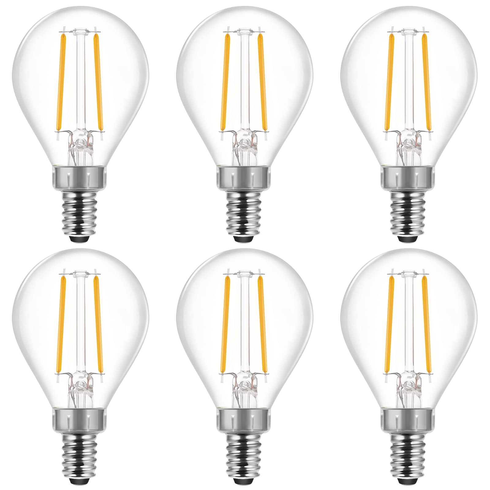 Energetic E12 Dimmable LED G16.5 Light Bulb 60 Watt Light Bulb 500 ...