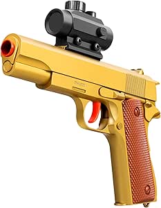 Amazon.com: Manual Splatter Blaster Gun Realistic Pistol Pellet Ammo ...