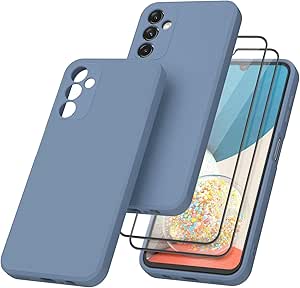 Amazon.com: AK for Samsung Galaxy A14 4G 5G Case with 2Pack Tempered Glass Screen Protector ...