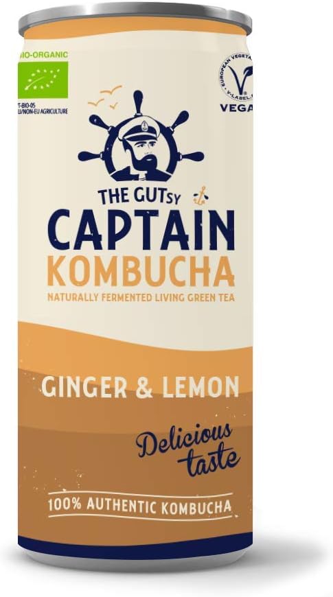 Amazon.com: GUTsy Captain Kombucha - Raw Organic Fermented Probiotic ...