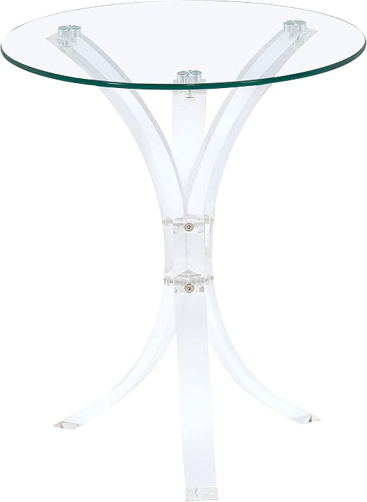 Amazon.com: Coaster Home Furnishings - Laning - Glass and Acrylic - 18 ...