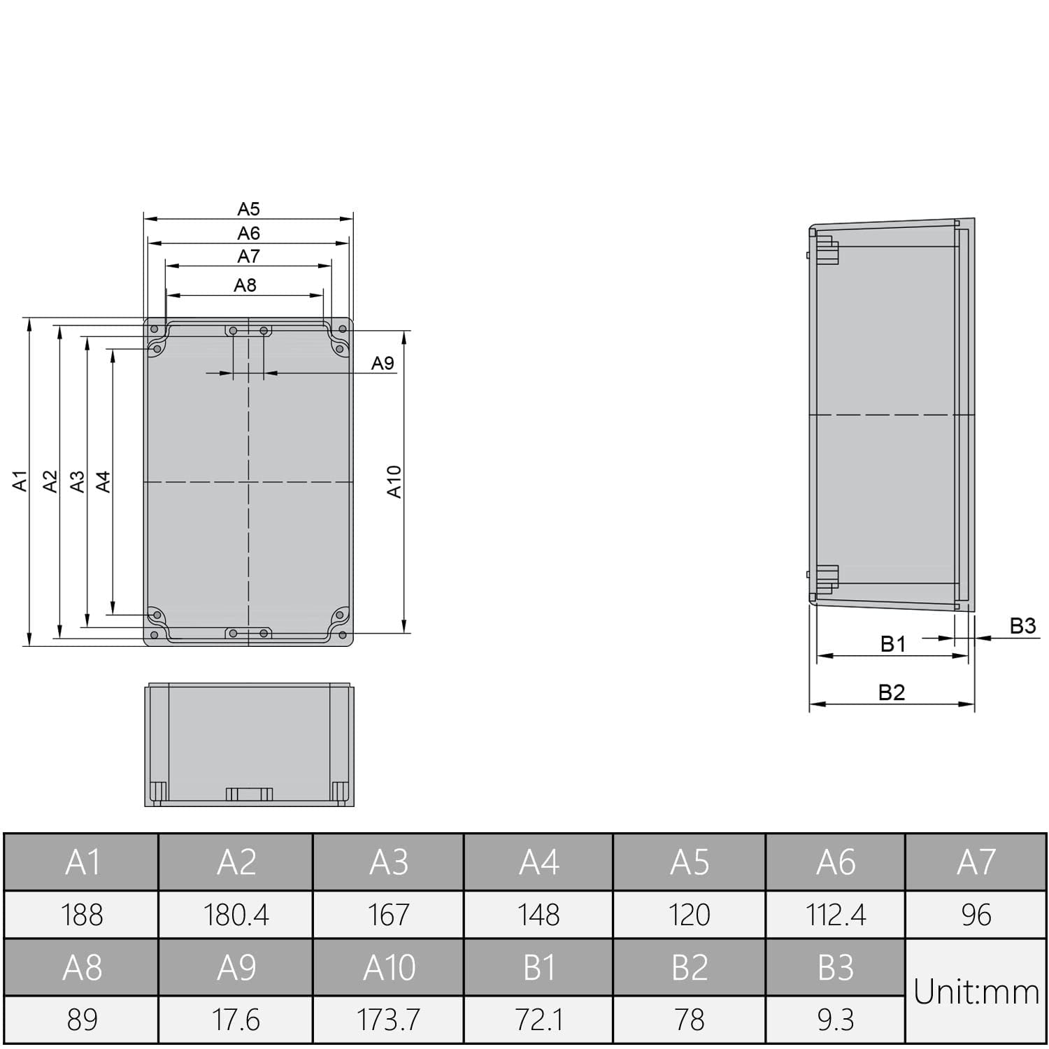 Snapklik.com : Fielect Aluminum Enclosure Project Box Waterproof IP65 ...