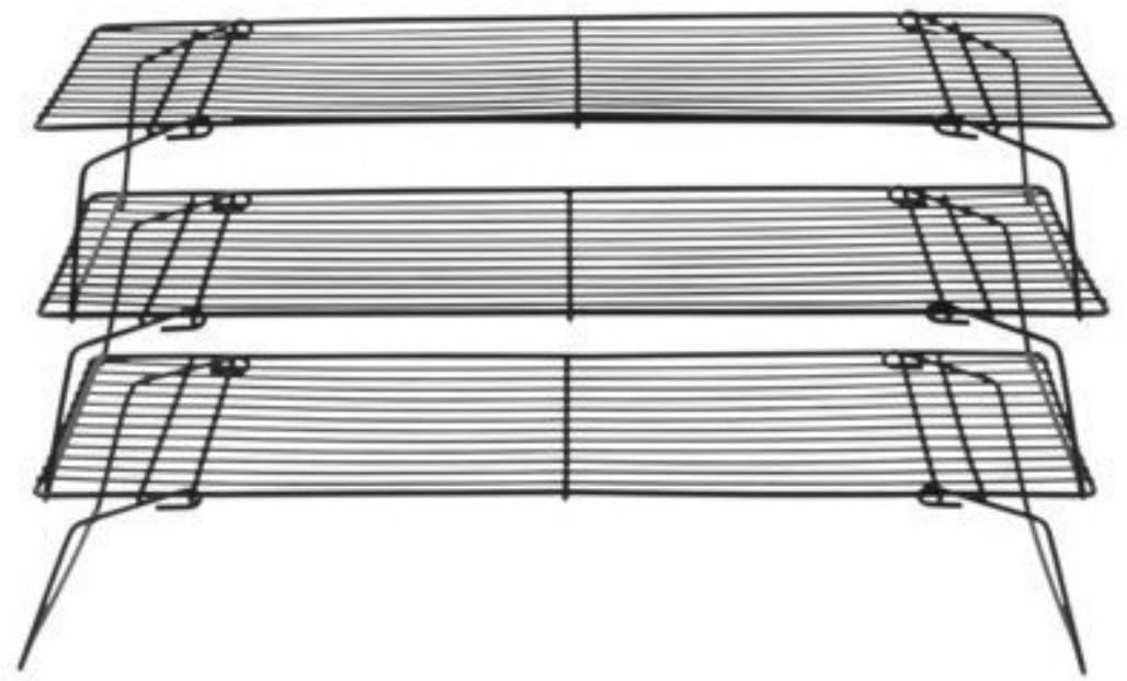Amazon.com: Wilton Ultra Bake Pro 3-Tier Cooling Rack - Black: Home ...