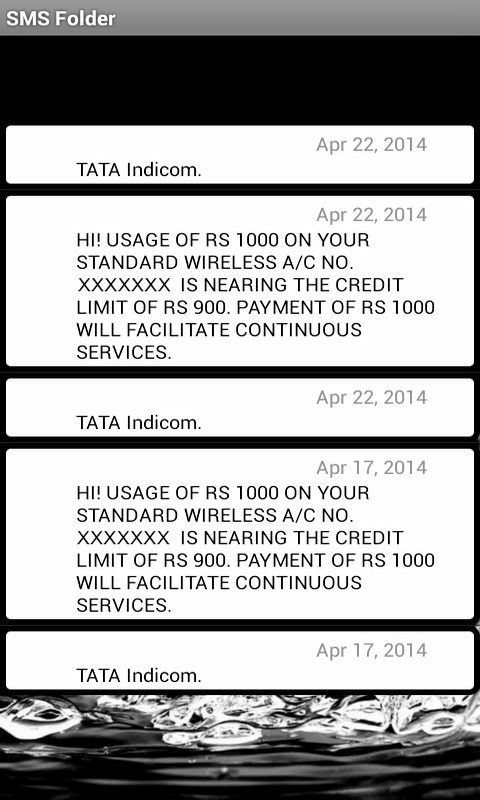 SMS Folder - App on Amazon Appstore