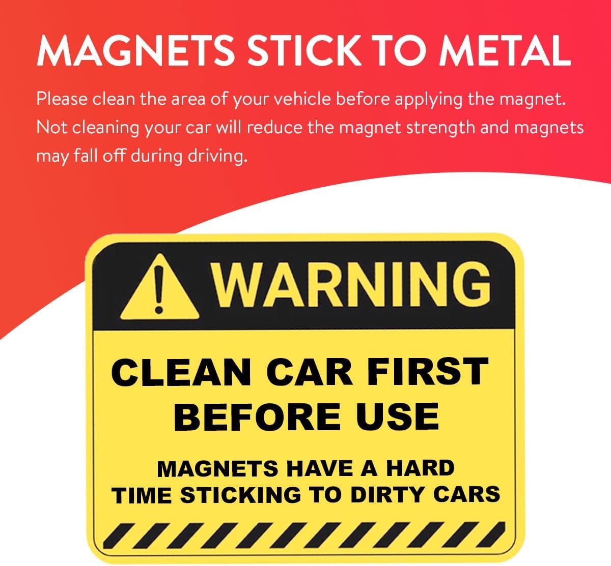 Snapklik.com : 3-Pack Large Non-Reflective New Driver Car Magnet Please Be Patient Magnet Permit ...