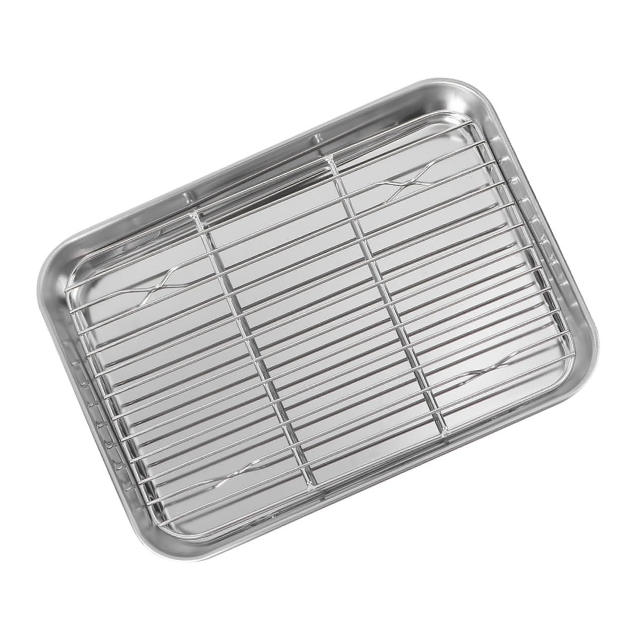 Amazon.com: BRIGHTFUFU 1Pc Stainless Steel Baking Plate with Strainer ...