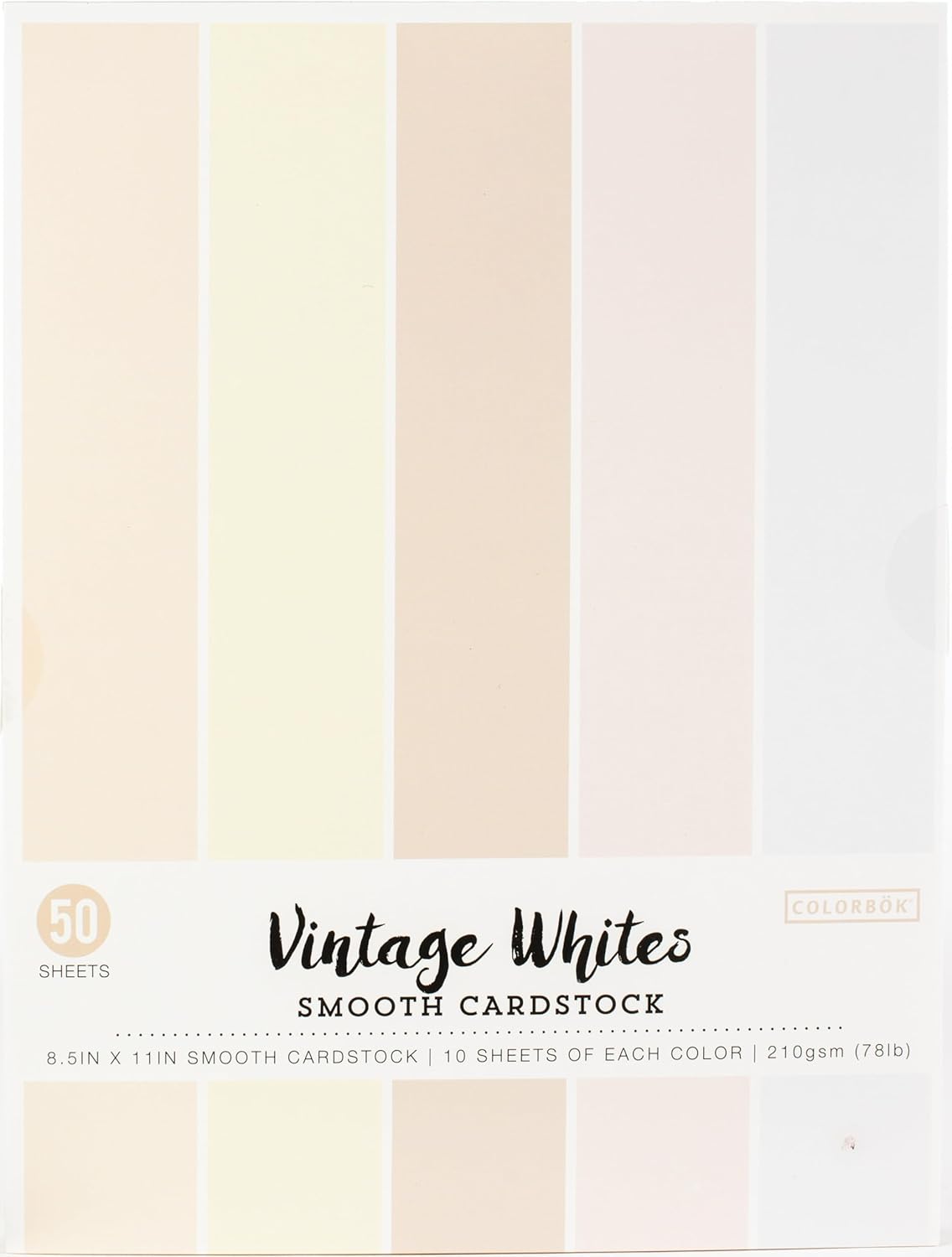 Colorbok 74227 8.5in Smooth Cardstock Whites, Multi-Colored : Amazon.ca ...