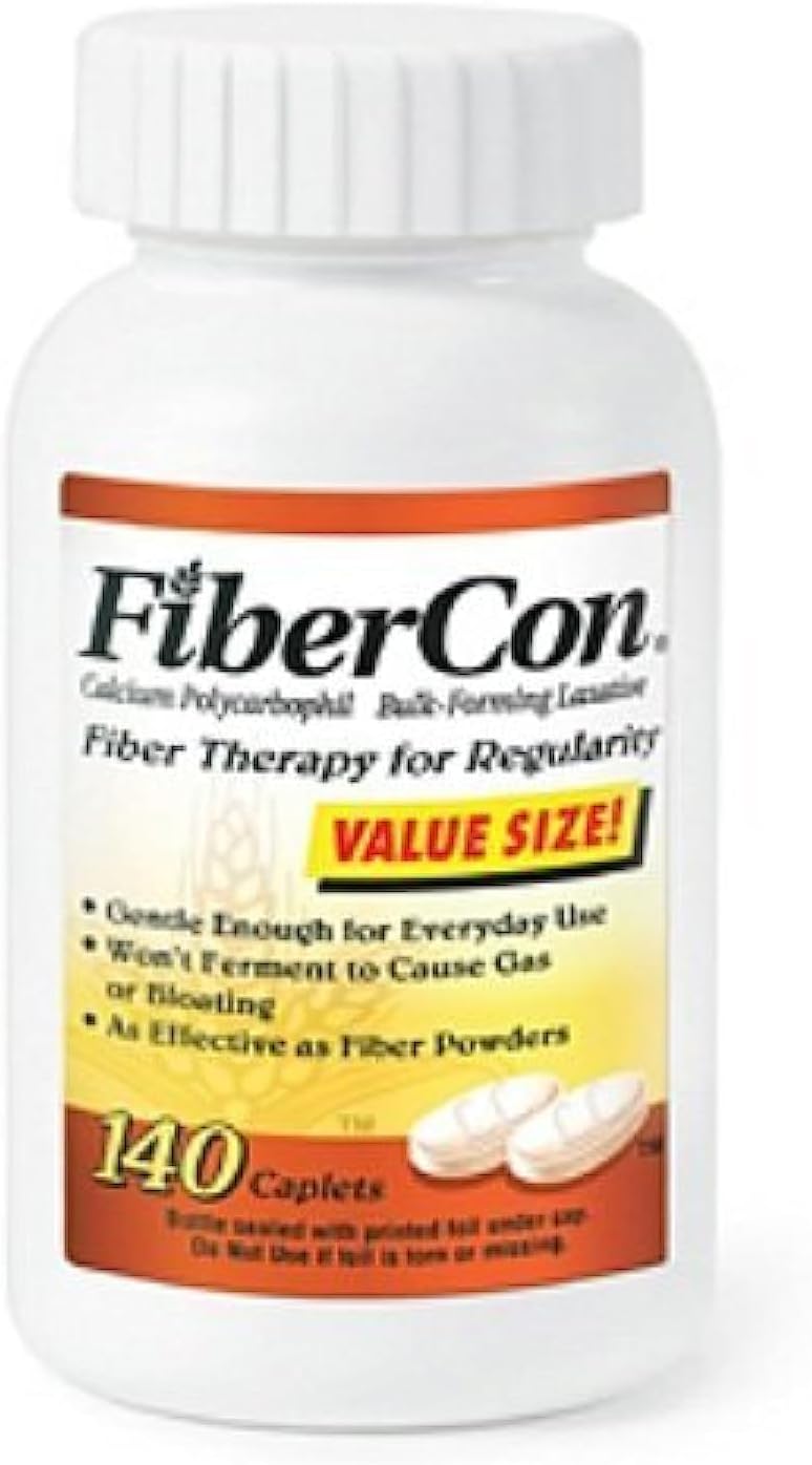 Amazon.com: FIBERCON CAPLETS 140 by Fibercon : Health & Household