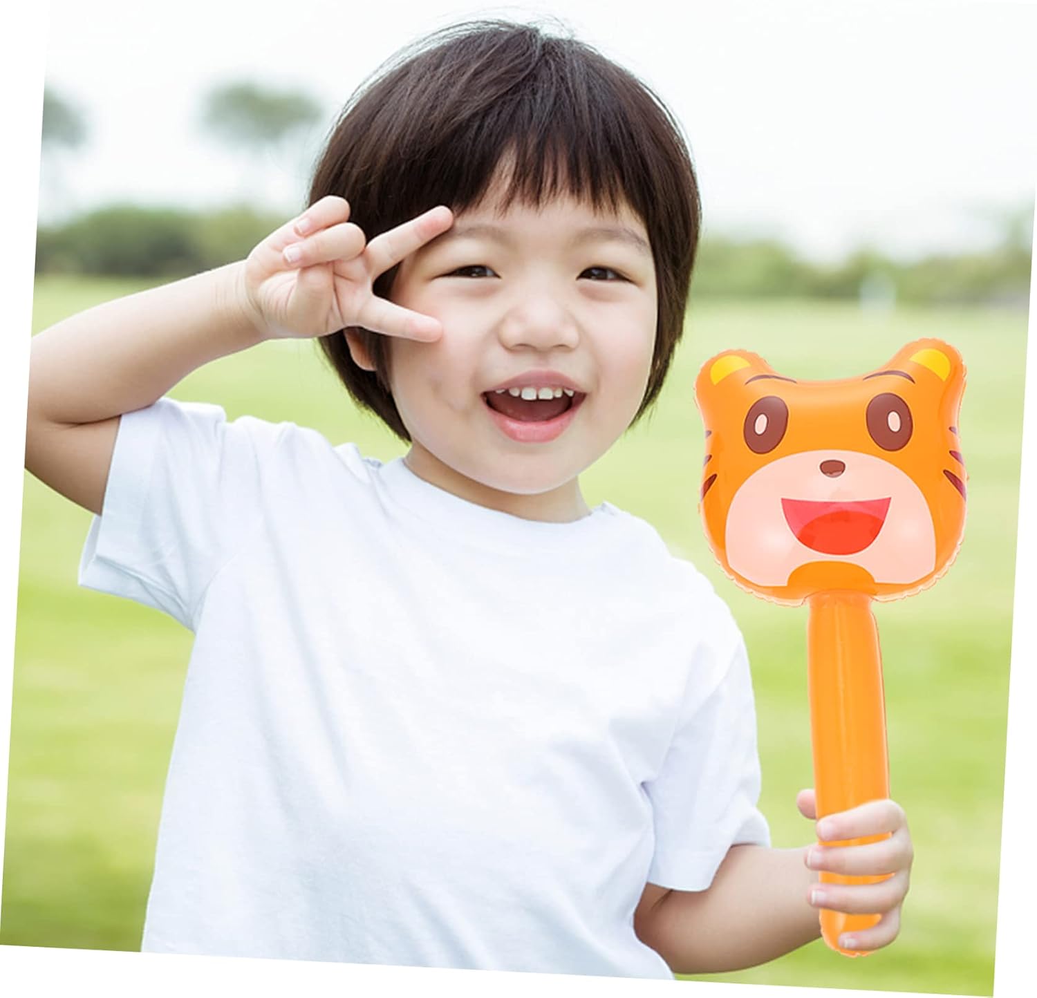 24 pcs cartoon inflatable hammer jungle animals inflables para niños ...